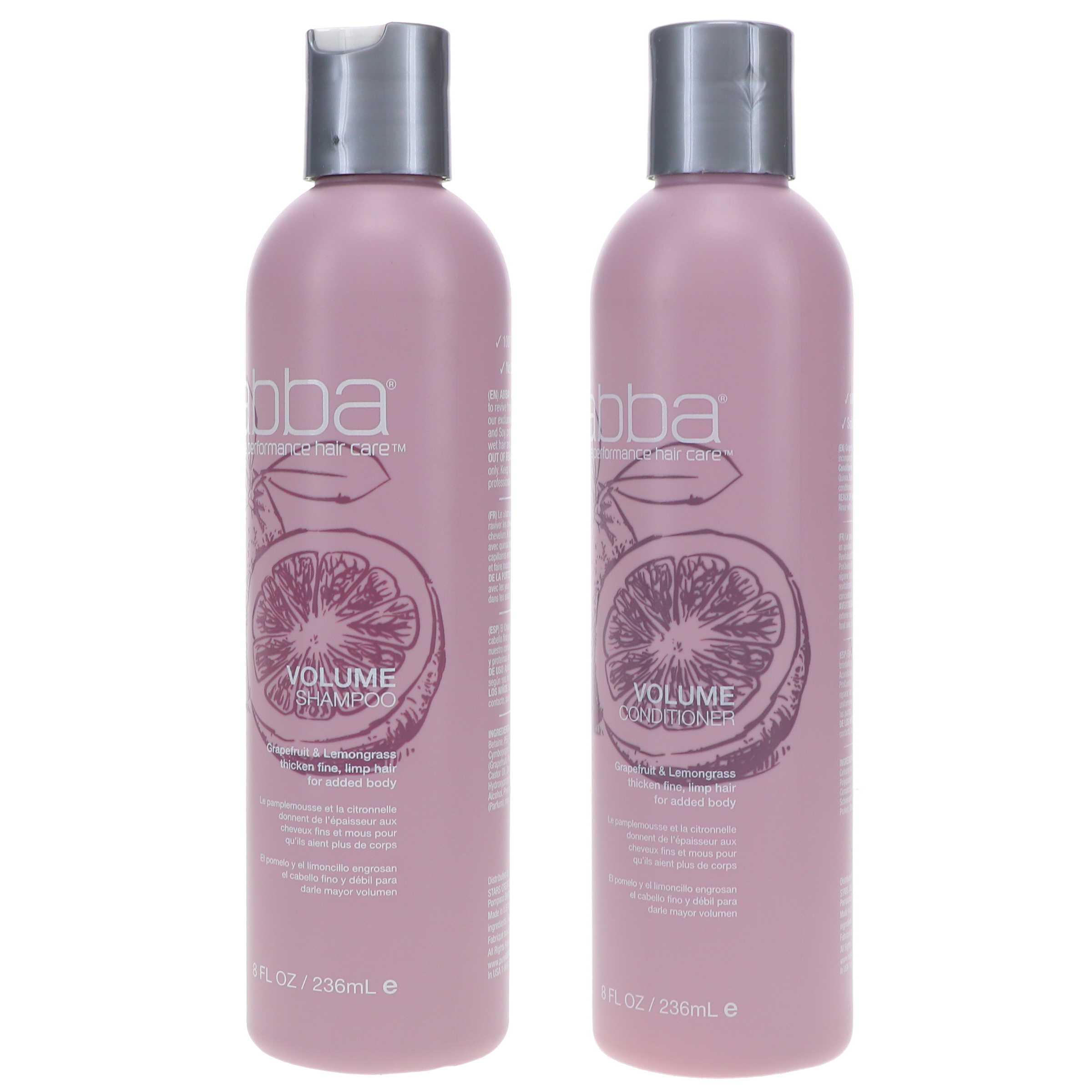 ABBA Volume Shampoo 8 oz & Volume Conditioner 8 oz Combo Pack | Lala Daisy